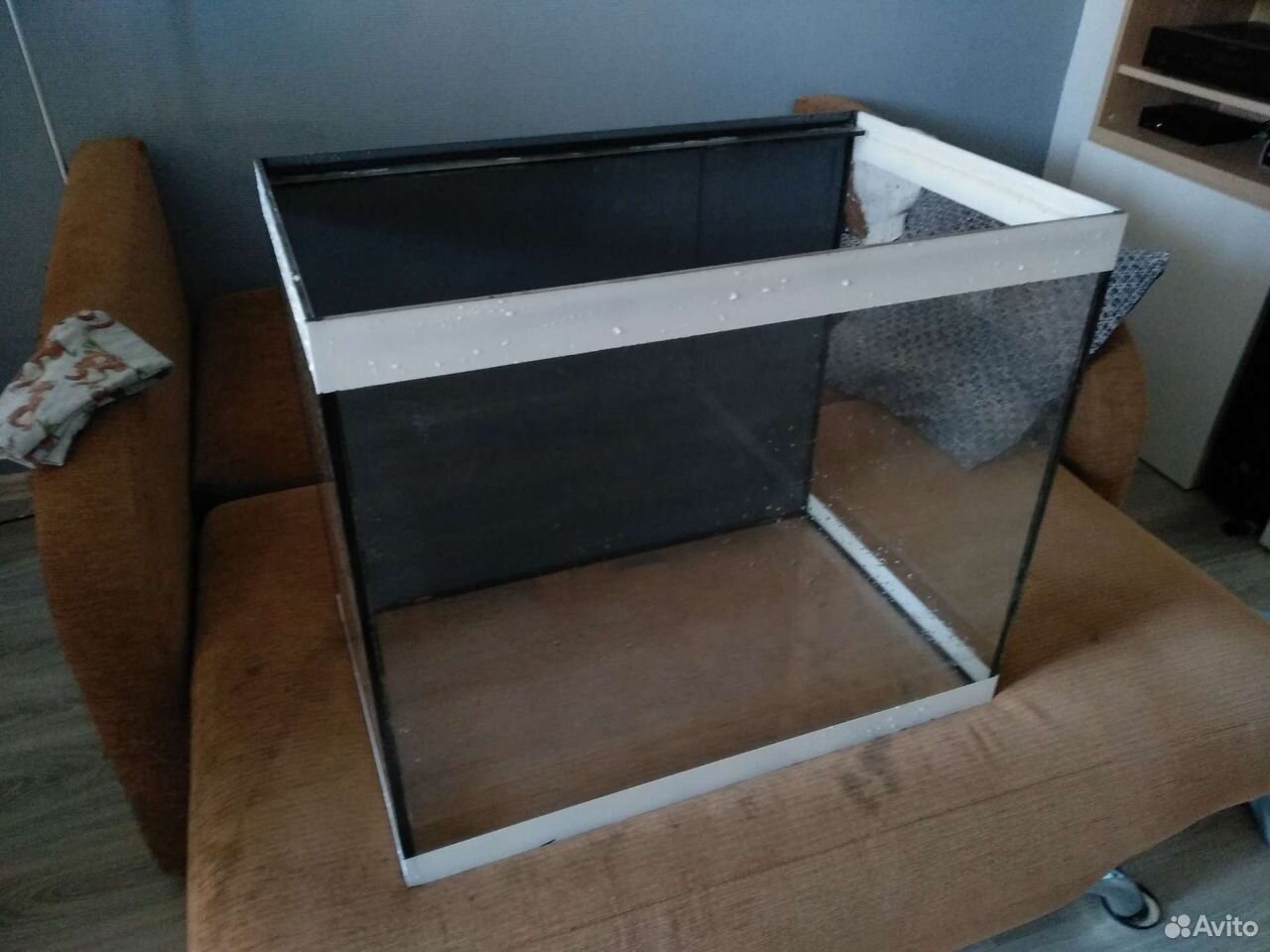 Аквариум 67*41,5*н57 6мм (течь шва)