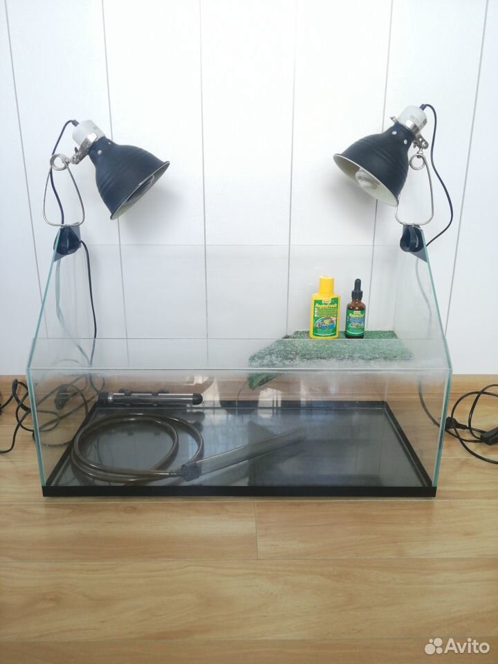 Акватеррариум для красноухой черепахи