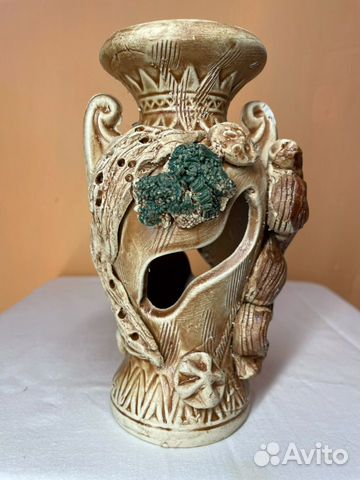 Декор для аквариума керамика Амфора высокая