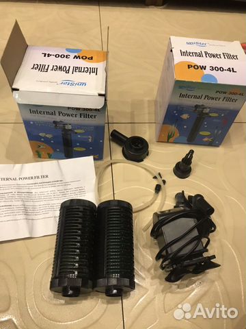 Внутренний фильтр UniStar POW 300-4L для аквариумо
