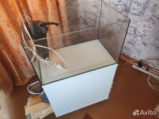 Аквариум с тумбой 50 плюс помпа грунт